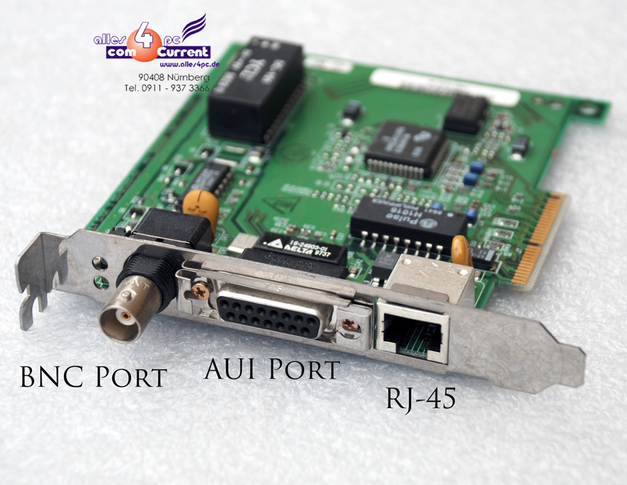 DEC DIGITAL LAN CARD ETHERNET BNC RJ-45 NETZWERKKARTE 50-25309-01 VINTAGE - B186 | eBay