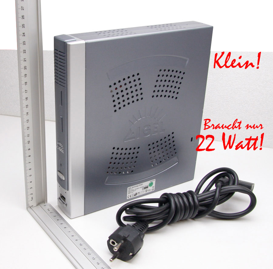 MINI PC COMPUTER IGEL 3/2 400Mhz CPU 128MB SPEICHER 128MB RAM USB FÜR ...