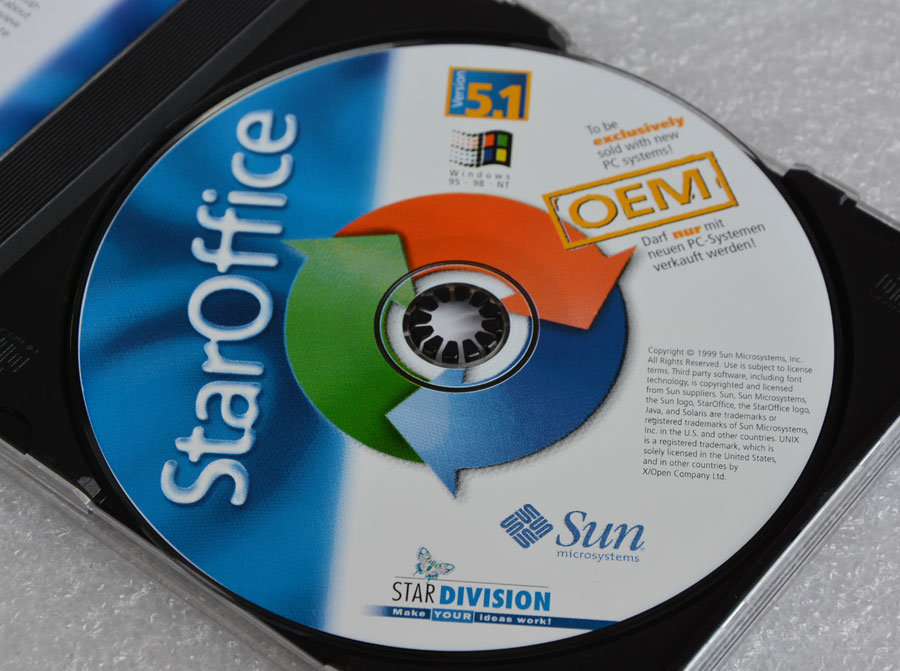 Staroffice Deluxe 5.1 Logiciel pour Windows 95 98 NT Traitement Du ...